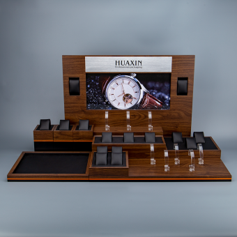 Custom Wood Color Luxury Watch Stand Display Holders,Wood Color Luxury ...